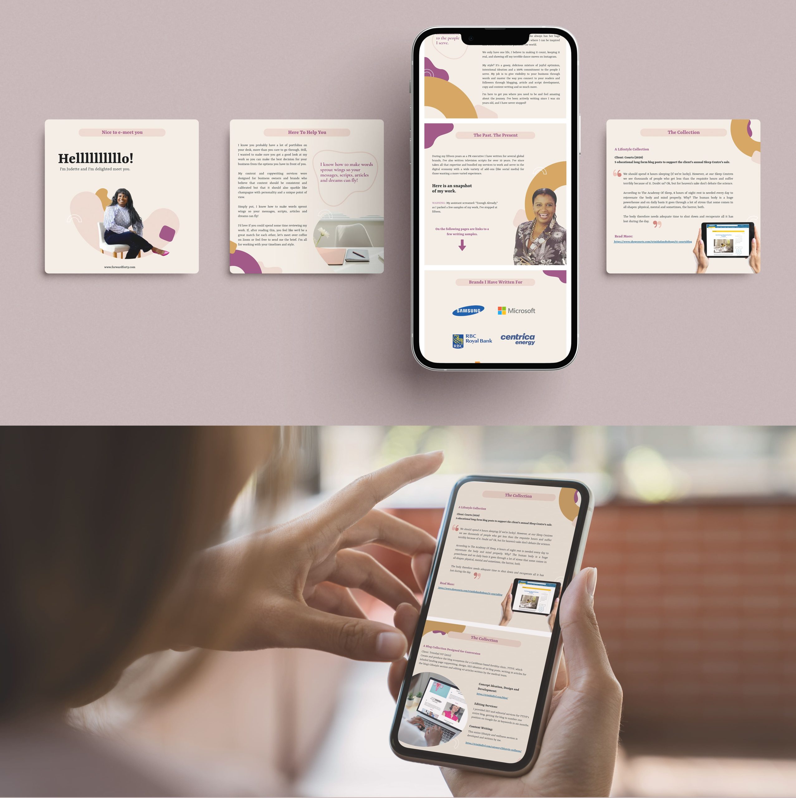 The Modern Portfolio Kit For Small Business Owners - Judette Coward ...